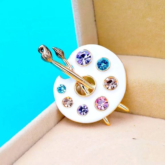 Unlisted | Jewelry | Art Artist Palette Pin Brooch | Poshmark